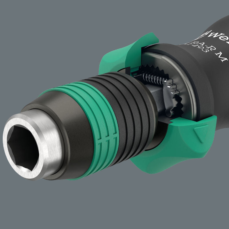 Wera 838 RA-R M bitshandtag med spärrfunktion, 1/4"